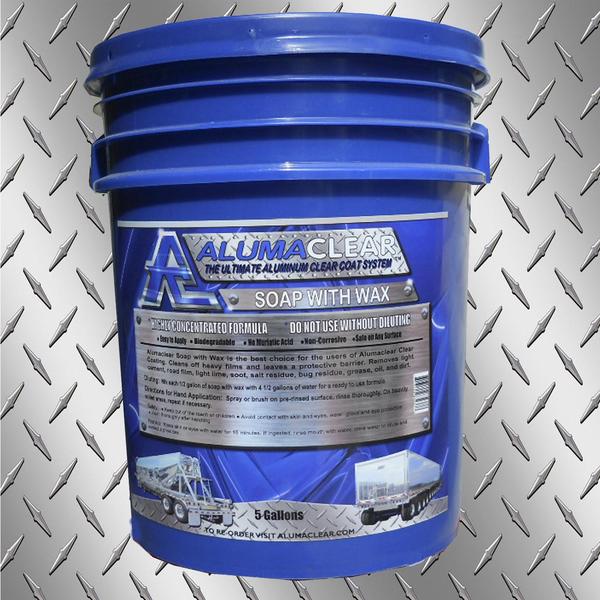 Soap with Wax Concentrate, 5 Gallons (Yields 55 Gallons) – AlumaClear®